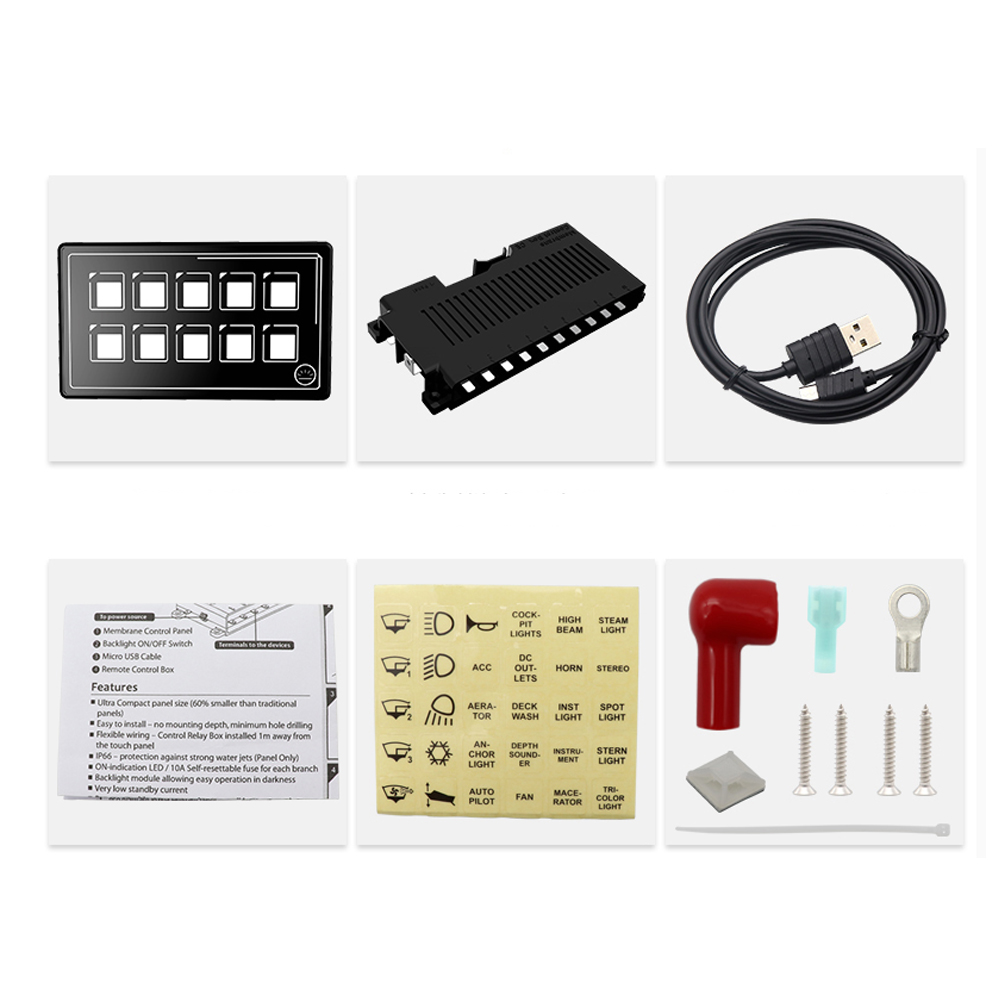 China Manufacturer Supplier Wholesale Custom12V 10-way Wireless ...