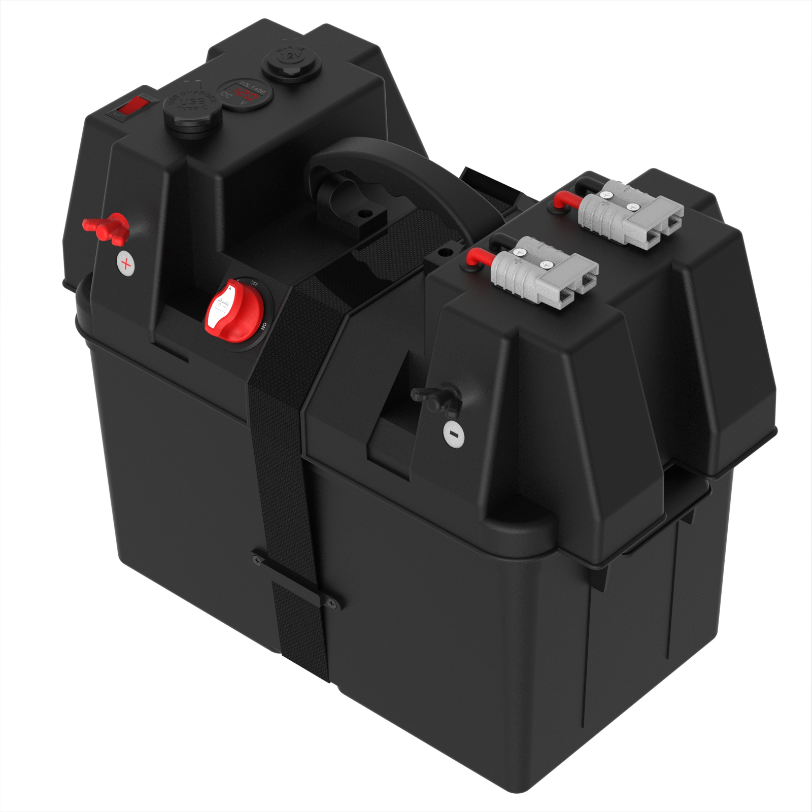 Black Empty Battery Box for 12v Battery - Buy Black Battery Box, 12v ...