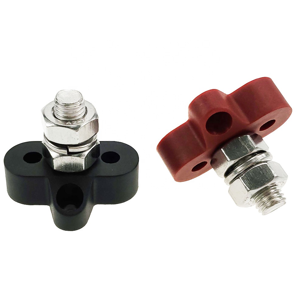 M6 M8 Marine RV Heavy-duty Terminal Studs with Nylon Insulated Base ...