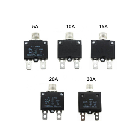 5A-30A Overload Current Protector Push Button Reset - Buy Overload ...