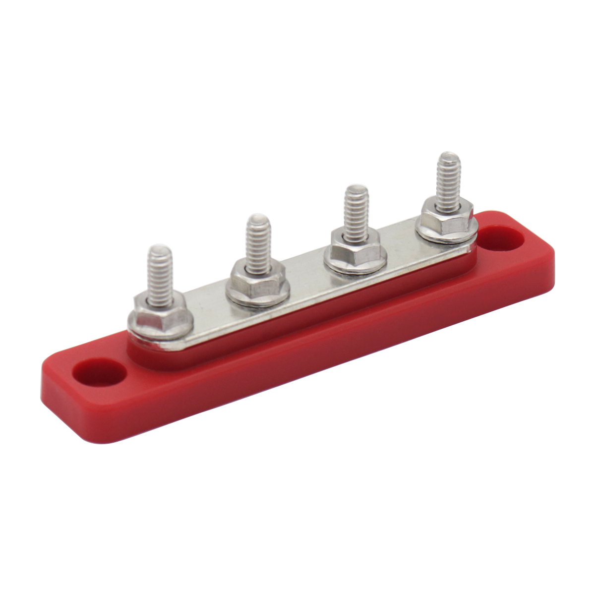 Wholesale Marine RV 100A 4-way Red Tin-plated Copper Busbar with PBT ...
