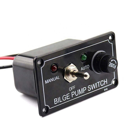 3-way 12V/24V Toggle Bilge Pump Switch Panel - Buy Bilge Pump Switch ...